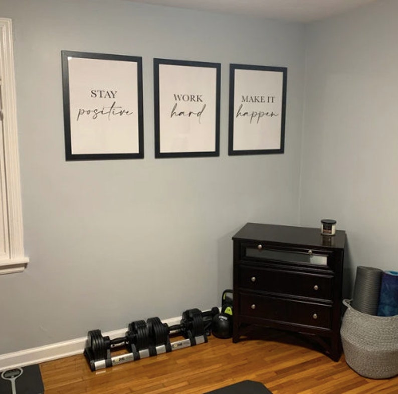 Motivational Gym Wall Decor Fitness Wall Art Motivational - Etsy