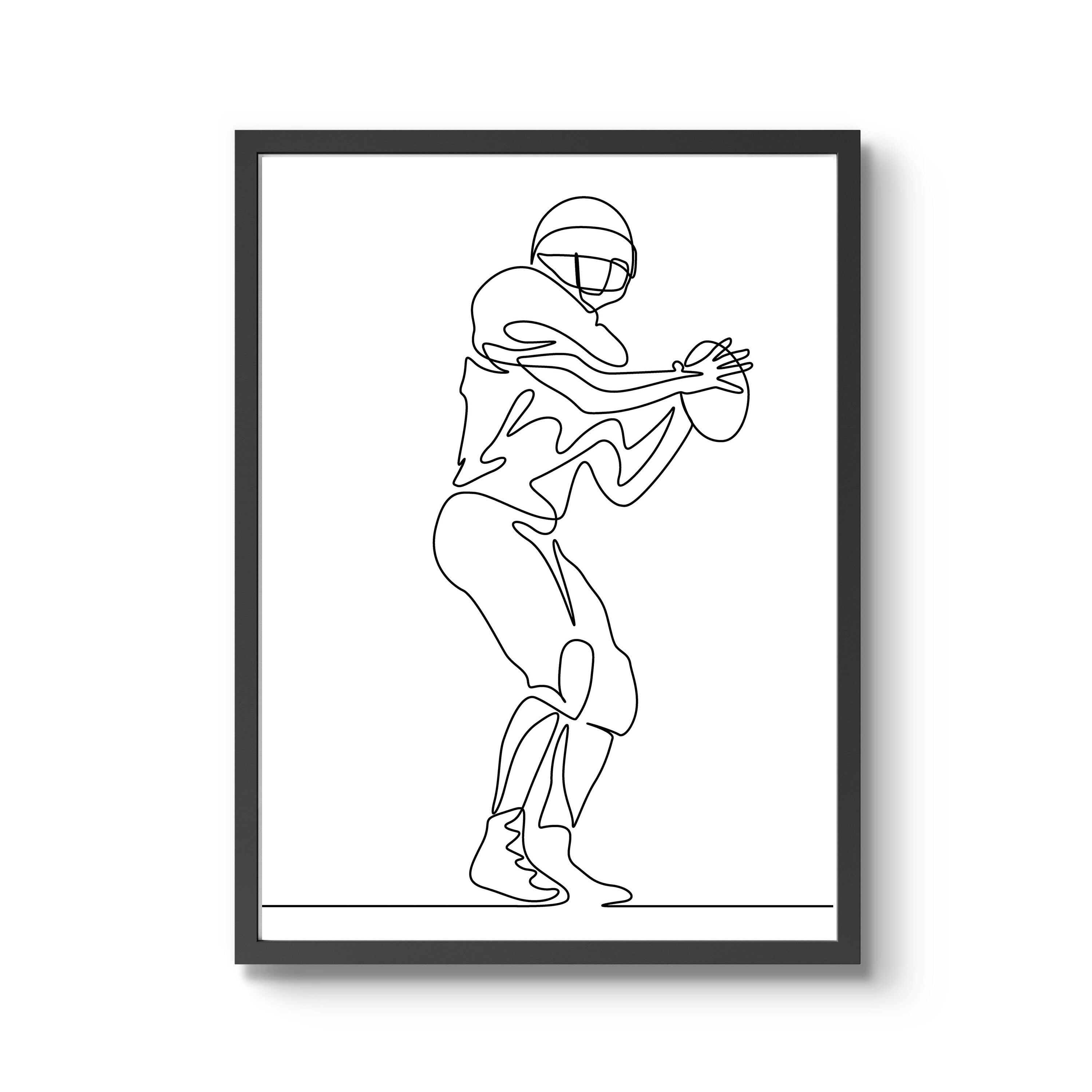 Set of 3 Gym Decor | Football Decor | Motivational Decor | Gym Wall Art ...