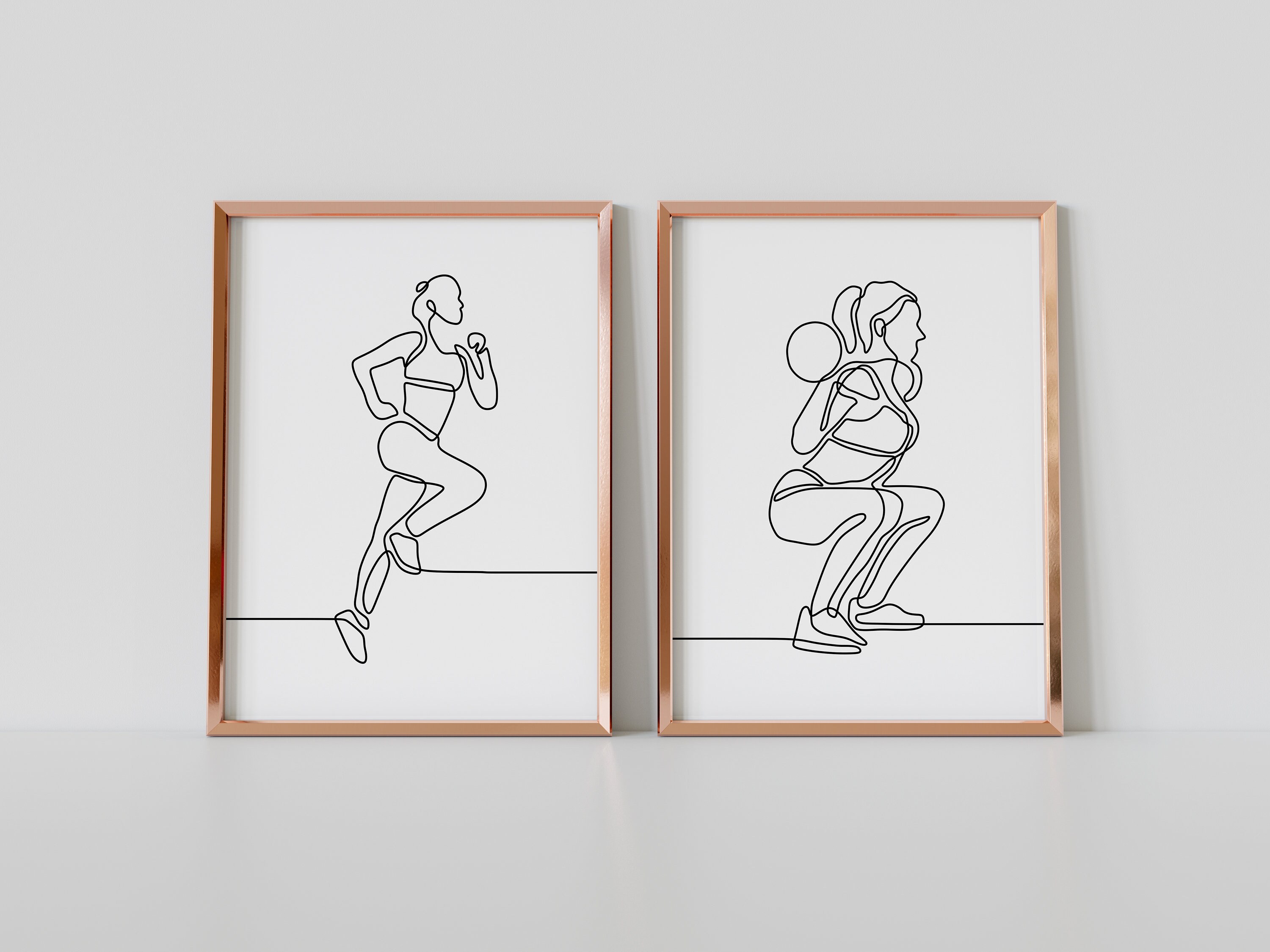 Gym Wall Art Home Gym Poster Home Gym Decor Motivational | Etsy