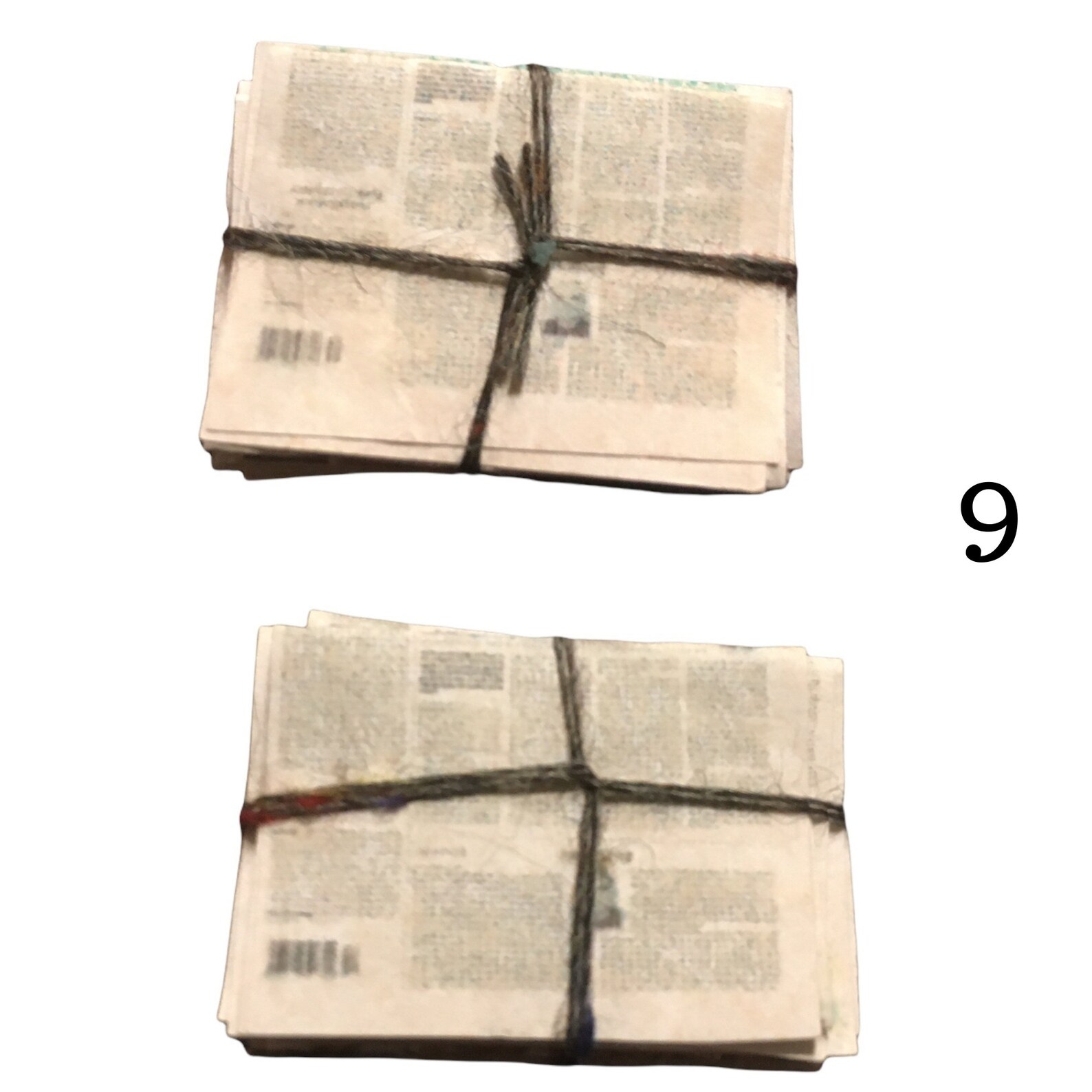 Old Paper Stacks Newspaper Stacks Dollhouse Miniatures Old - Etsy