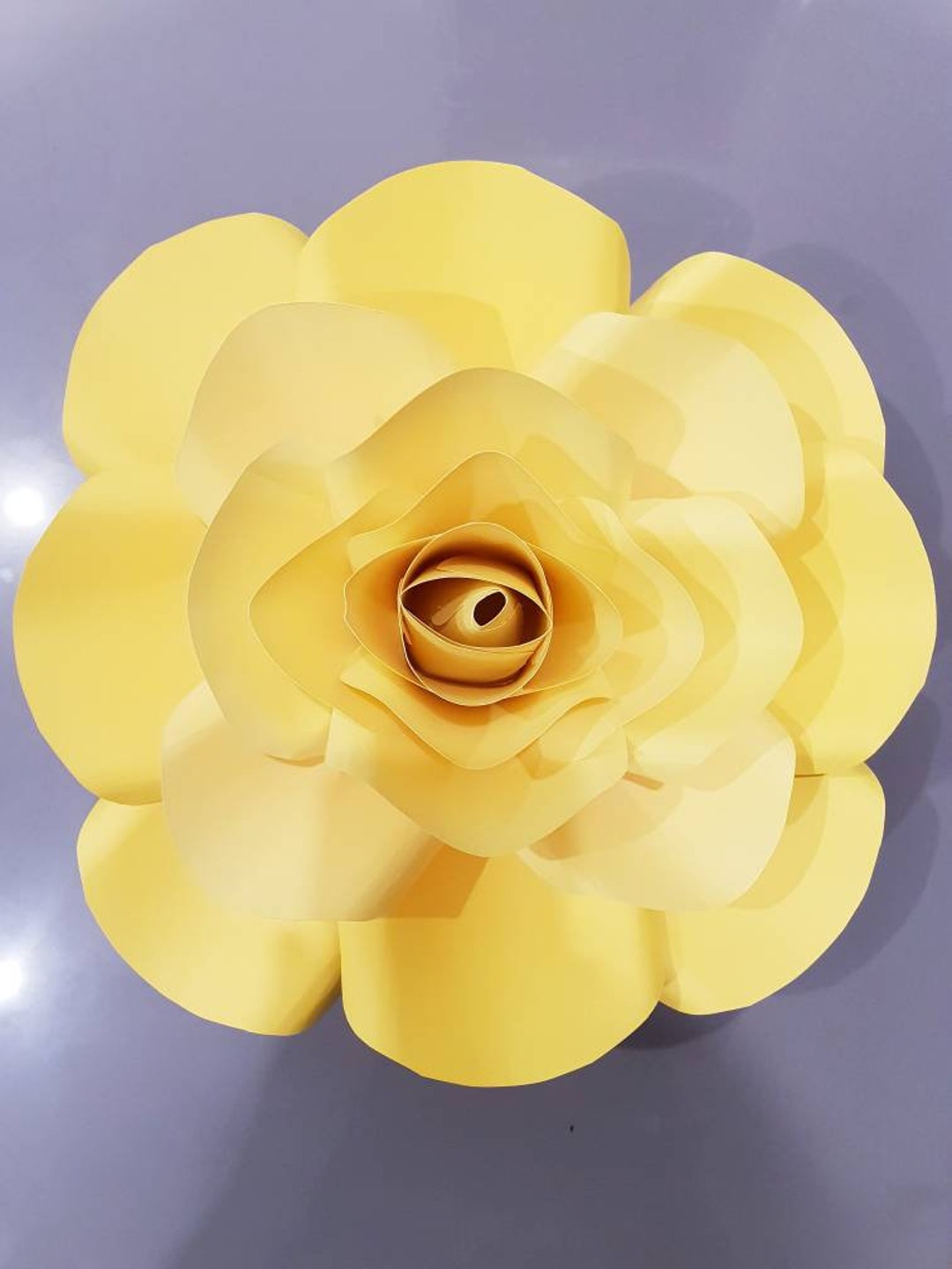 Paper Rose Template Bundle SVG and PDF for 4 Rose Sizes and - Etsy