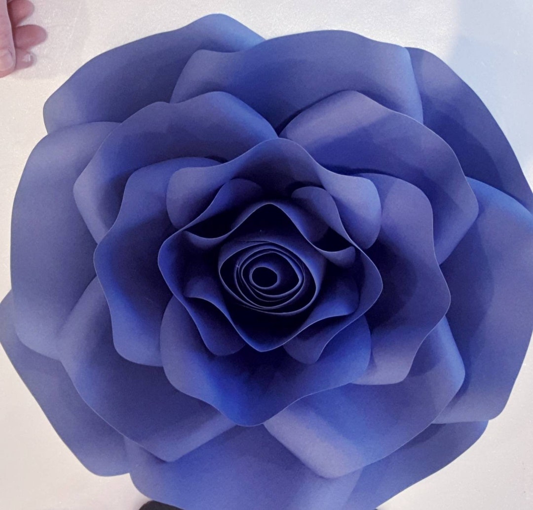 Paper Rose Template SVG and PDF and Video Tutorial176 - Etsy