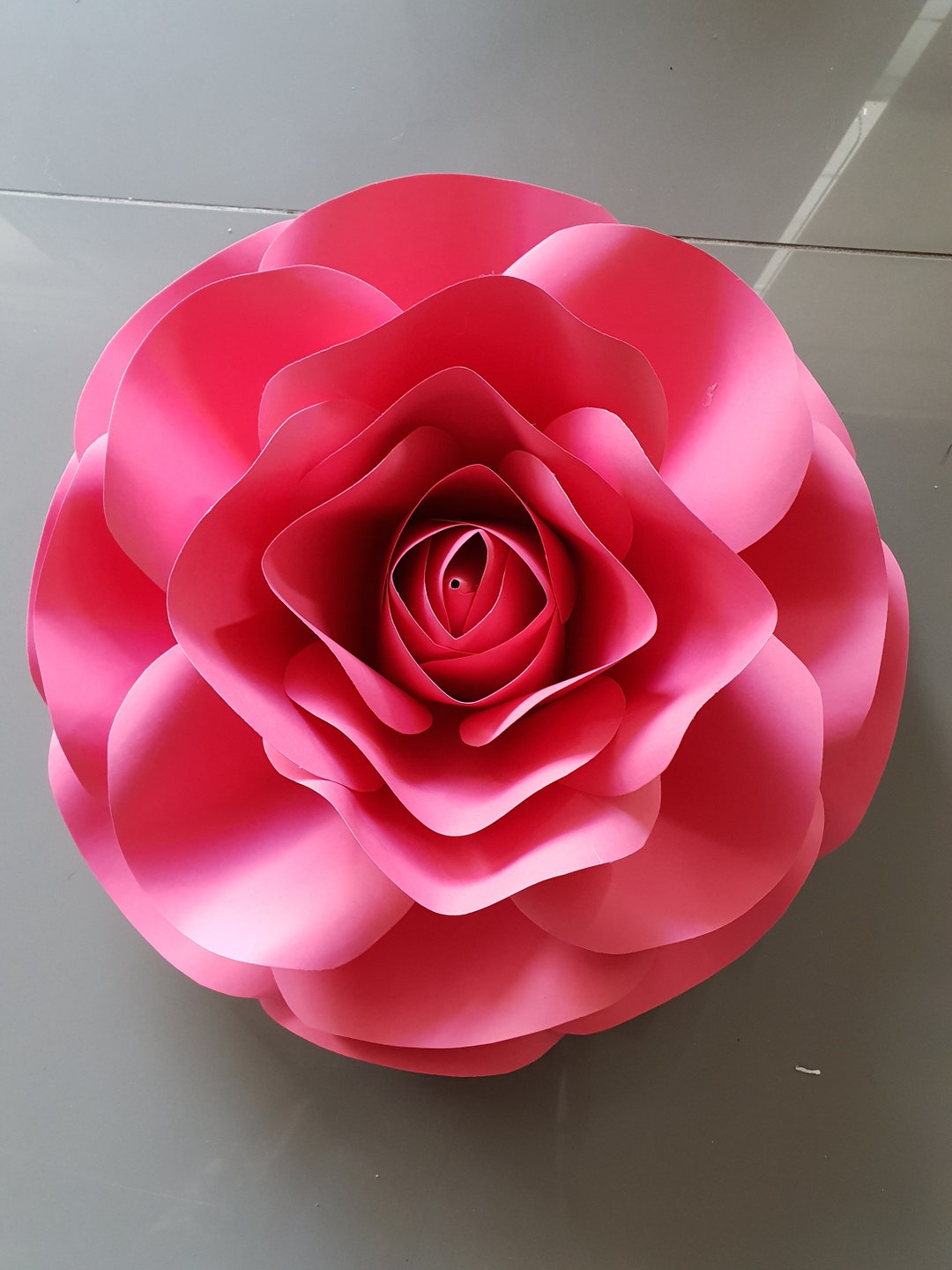 Paper Rose Template PDF and SVG Digital Files and Video - Etsy