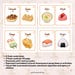 Activity Flash Cards Japanese Cultural Food Cuisine Diversity Early ...