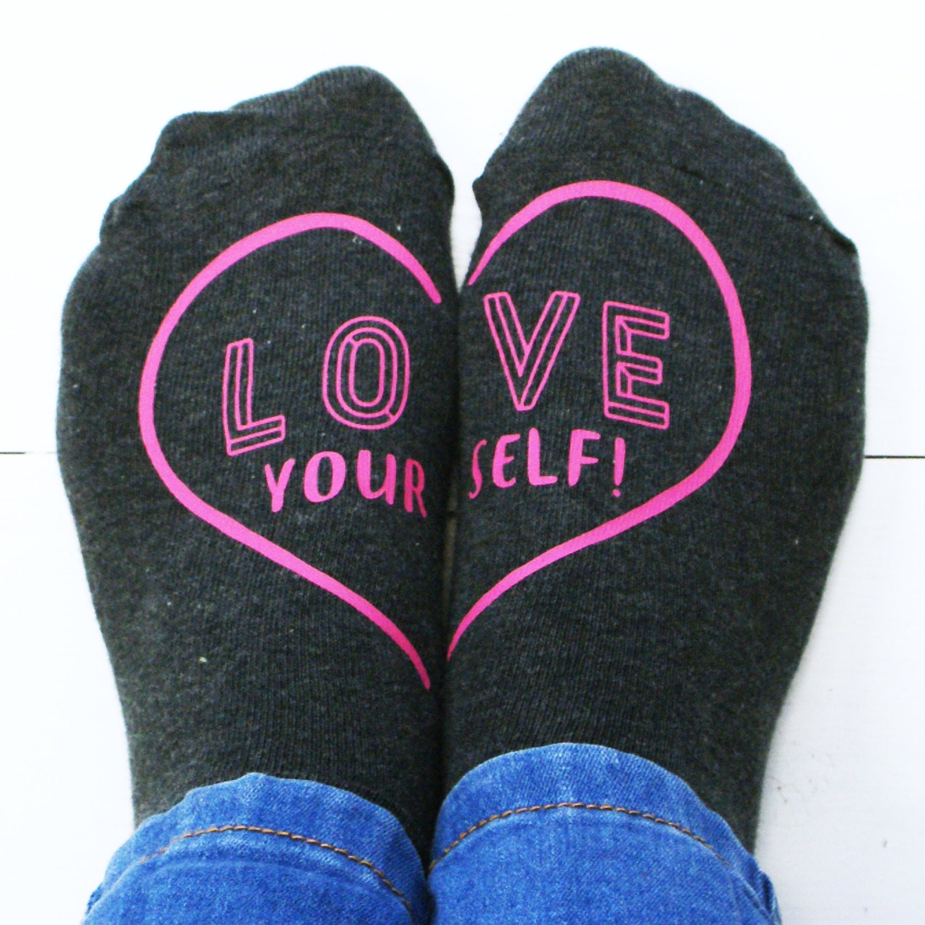 Love Yourself Women's Socks - Etsy