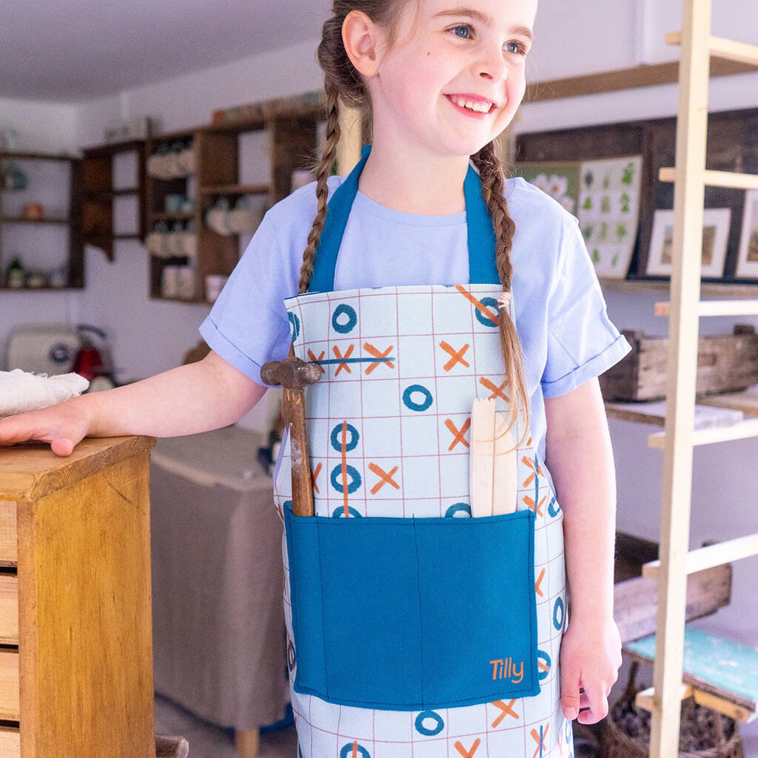 Personalised Children's Craft Apron - Kids Hobby Apron - Children's Art ...