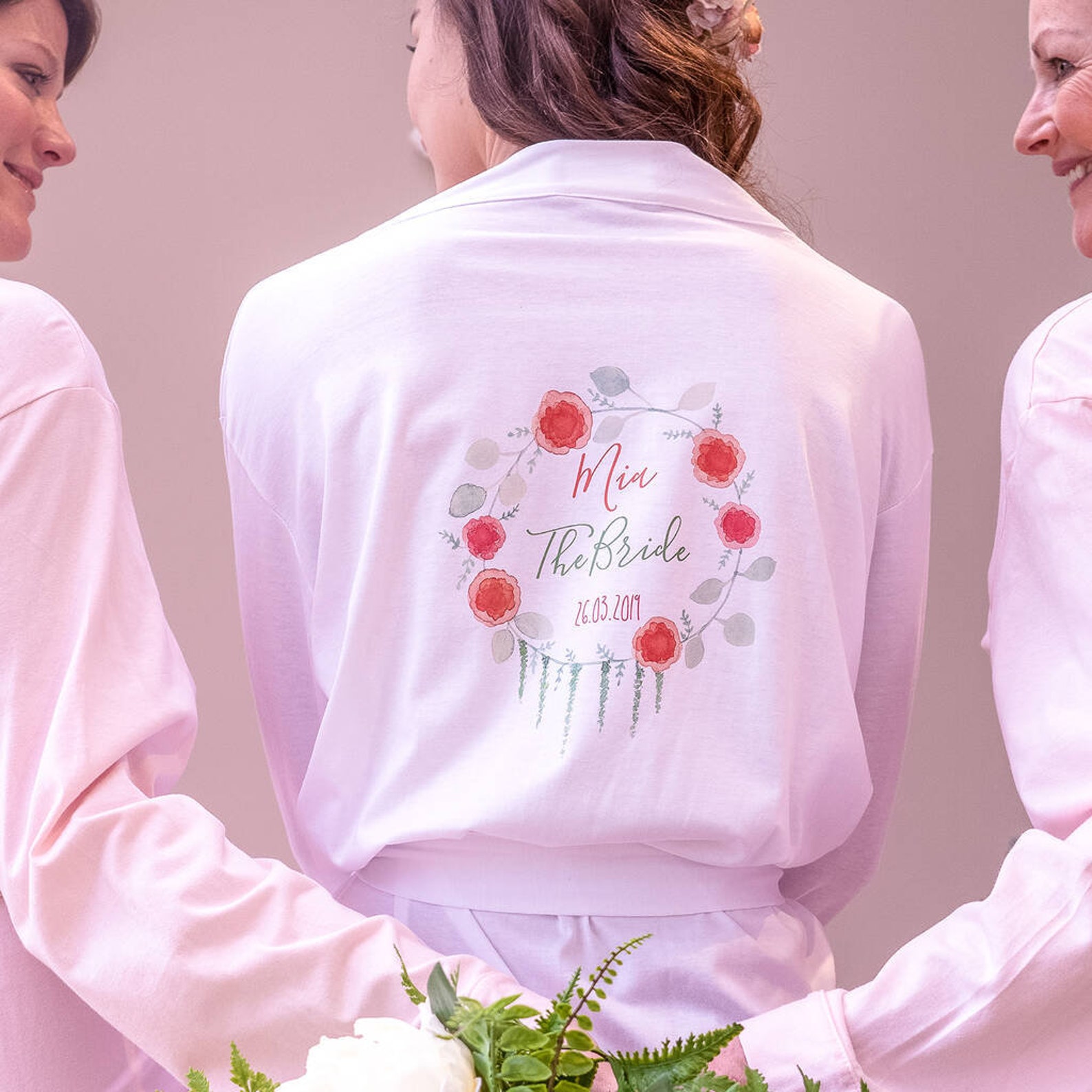 Flower Girl Robe Personalised Flower Girl Robe Spring - Etsy