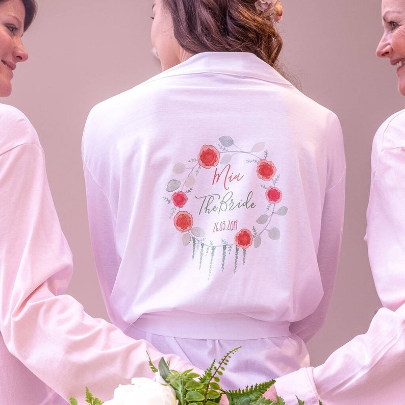 Flower Girl Robe Personalised Flower Girl Robe Spring - Etsy