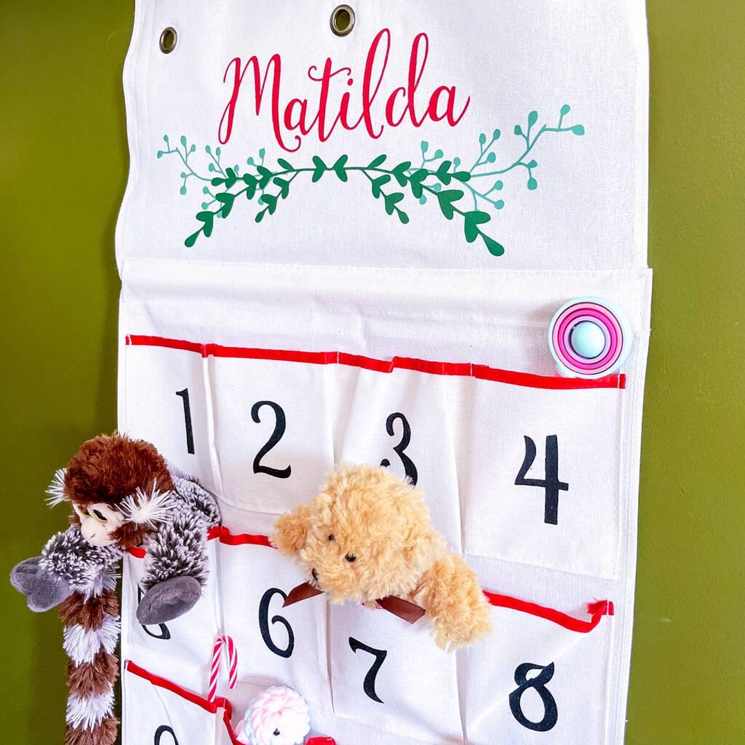 Personalised Advent Calendar - Refillable Advent - Kids Advent - Large ...