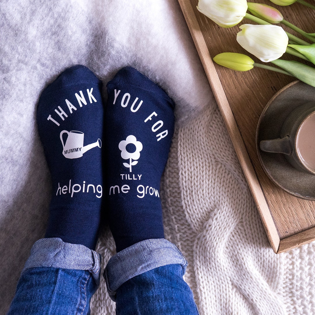 Mummy Thank You Socks - Mummy Socks - Mother's Day Socks - Thank You ...