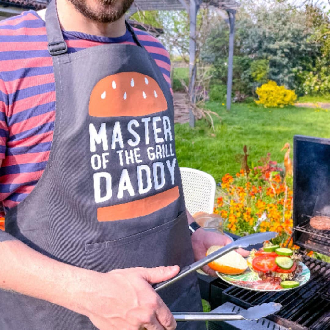 Family Barbecue Apron- Men's Apron - Daddy Apron - Apron Sale ...