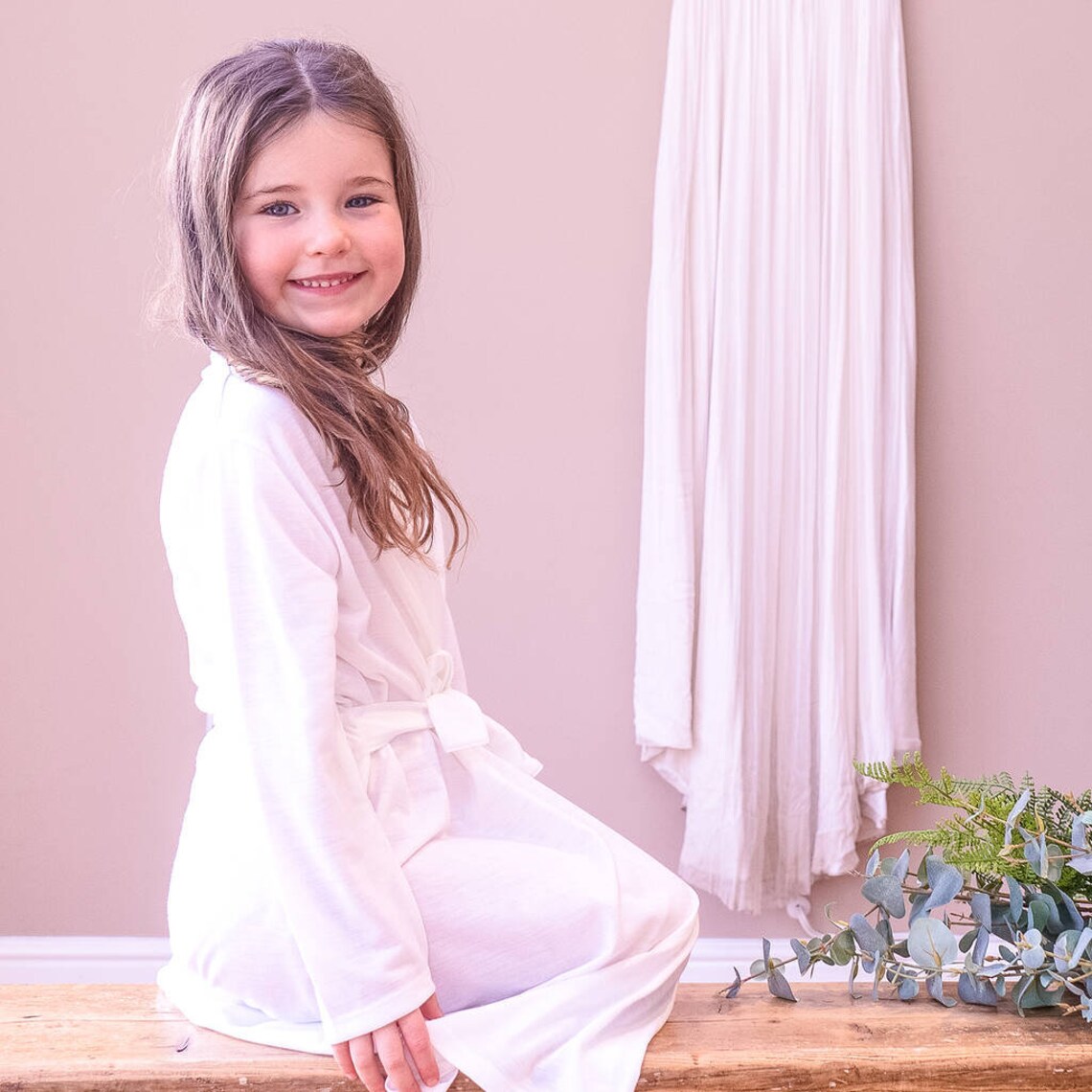 Flower Girl Robe Personalised Flower Girl Robe Spring - Etsy