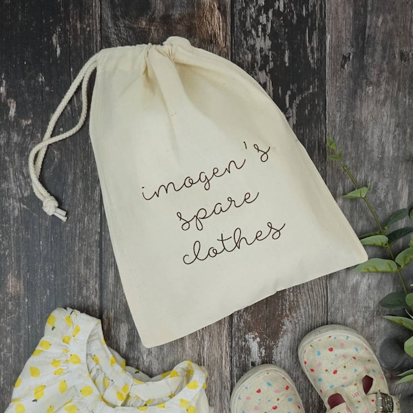 Kids Spare Clothes Bag - Etsy