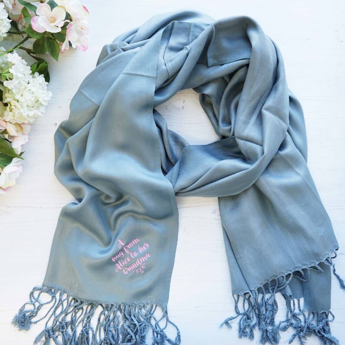 Personalised Scarf - Mother's Day Scarf - Scarf Gift - Me to You Scarf ...