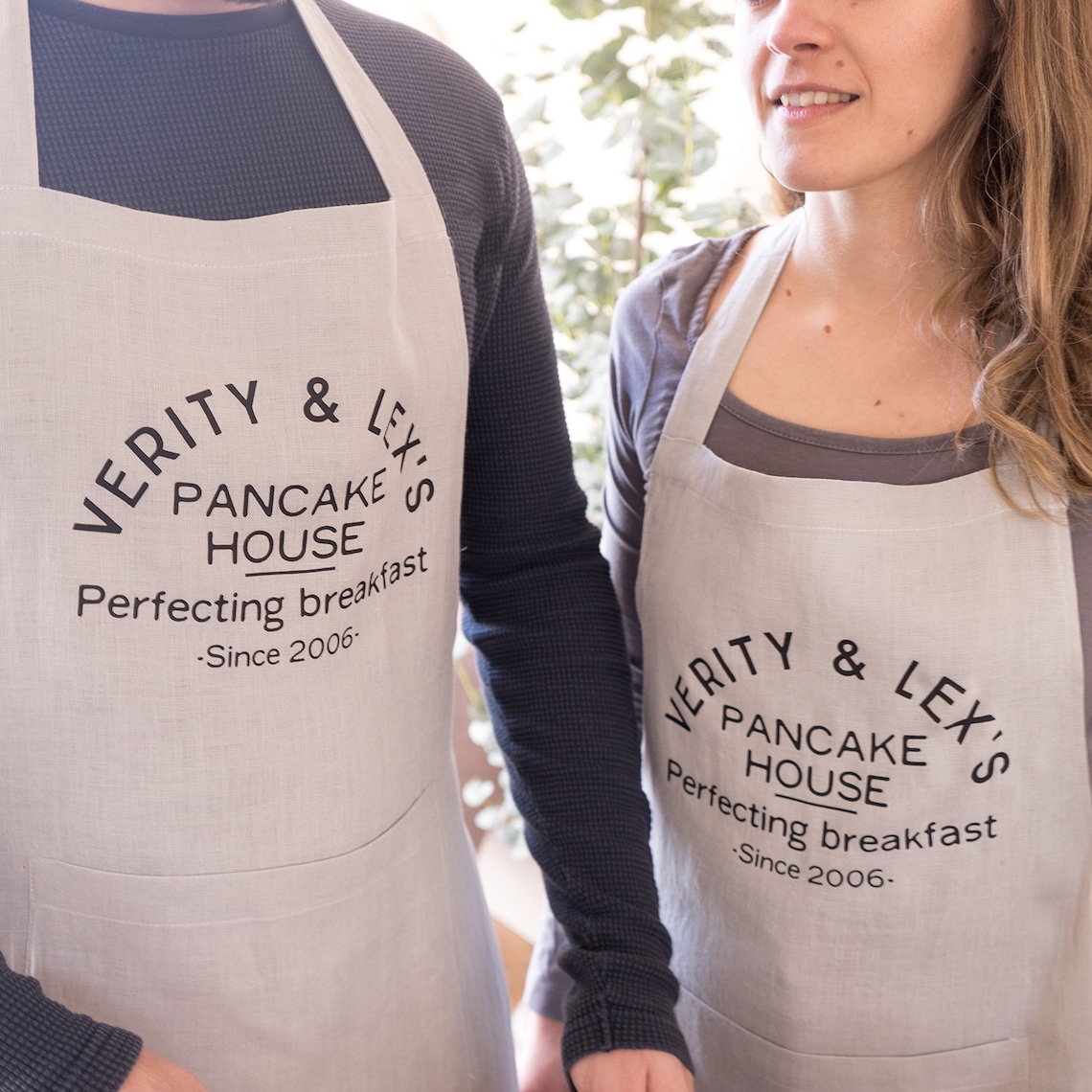Couples Apron Couples Apron Set Linen Apron Set Apron - Etsy