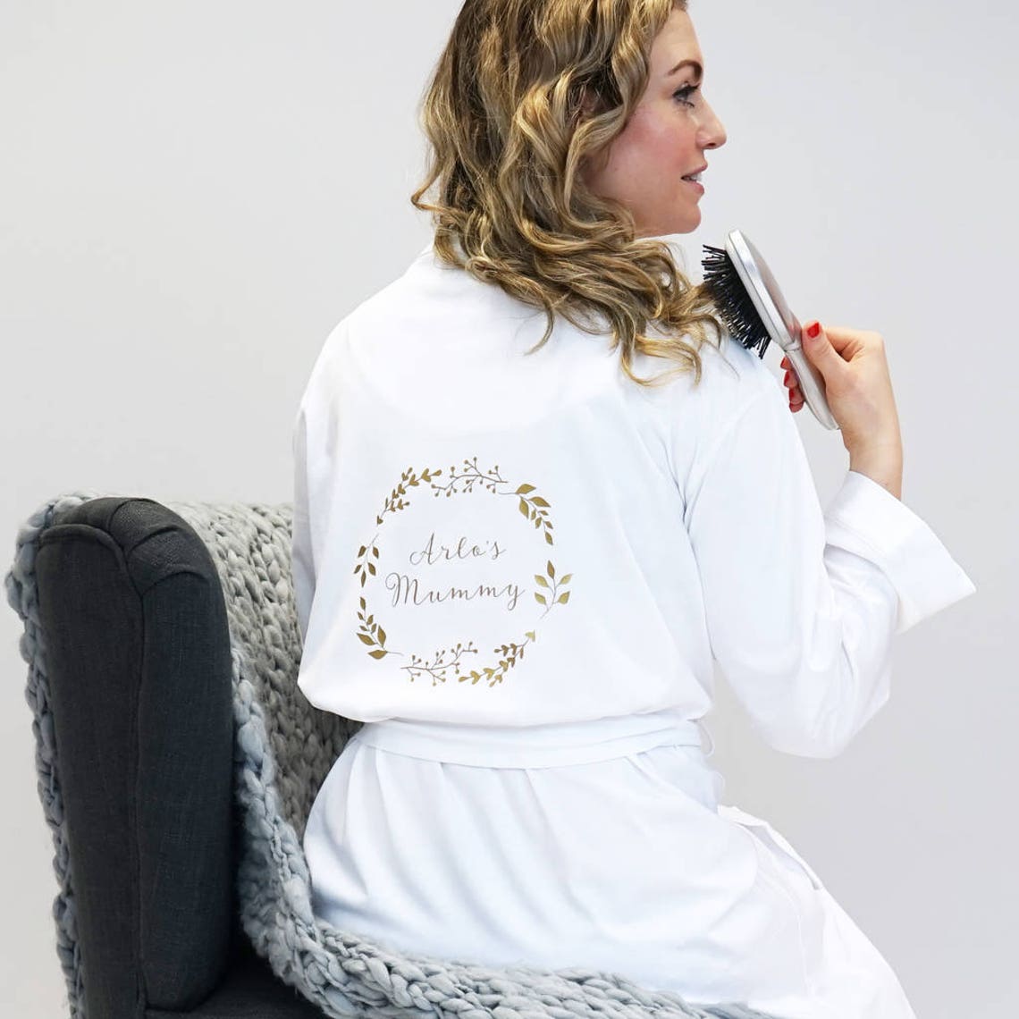 Personalised Robe - Personalised Dressing Gown - Personalised Kimono ...