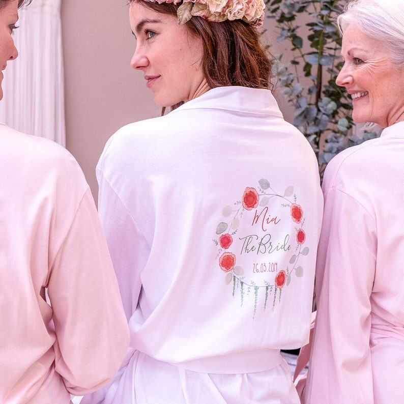 Flower Girl Robe Personalised Flower Girl Robe Spring - Etsy