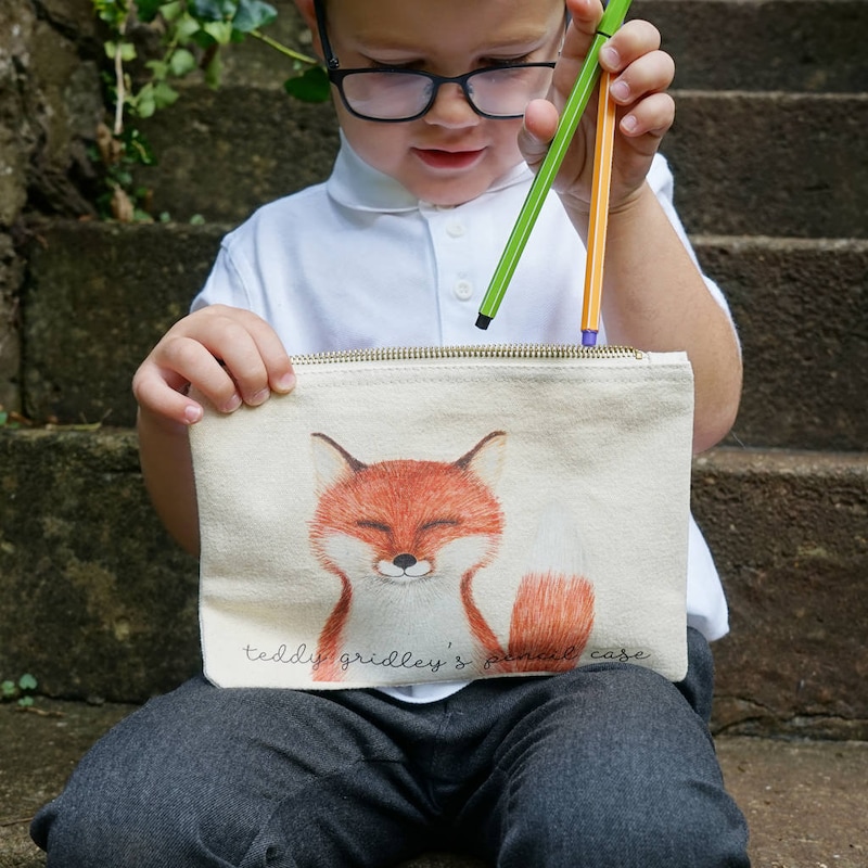 Fox Pencil Case - Etsy