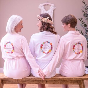 Flower Girl Robe - Personalised Flower Girl Robe - Summer Flower Girl ...