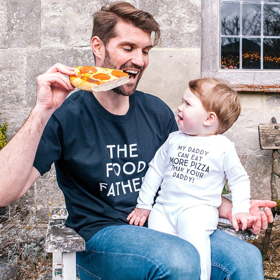 Daddy and Me T-shirt Set - Daddy and Baby Matching Set T-shirt - Food ...