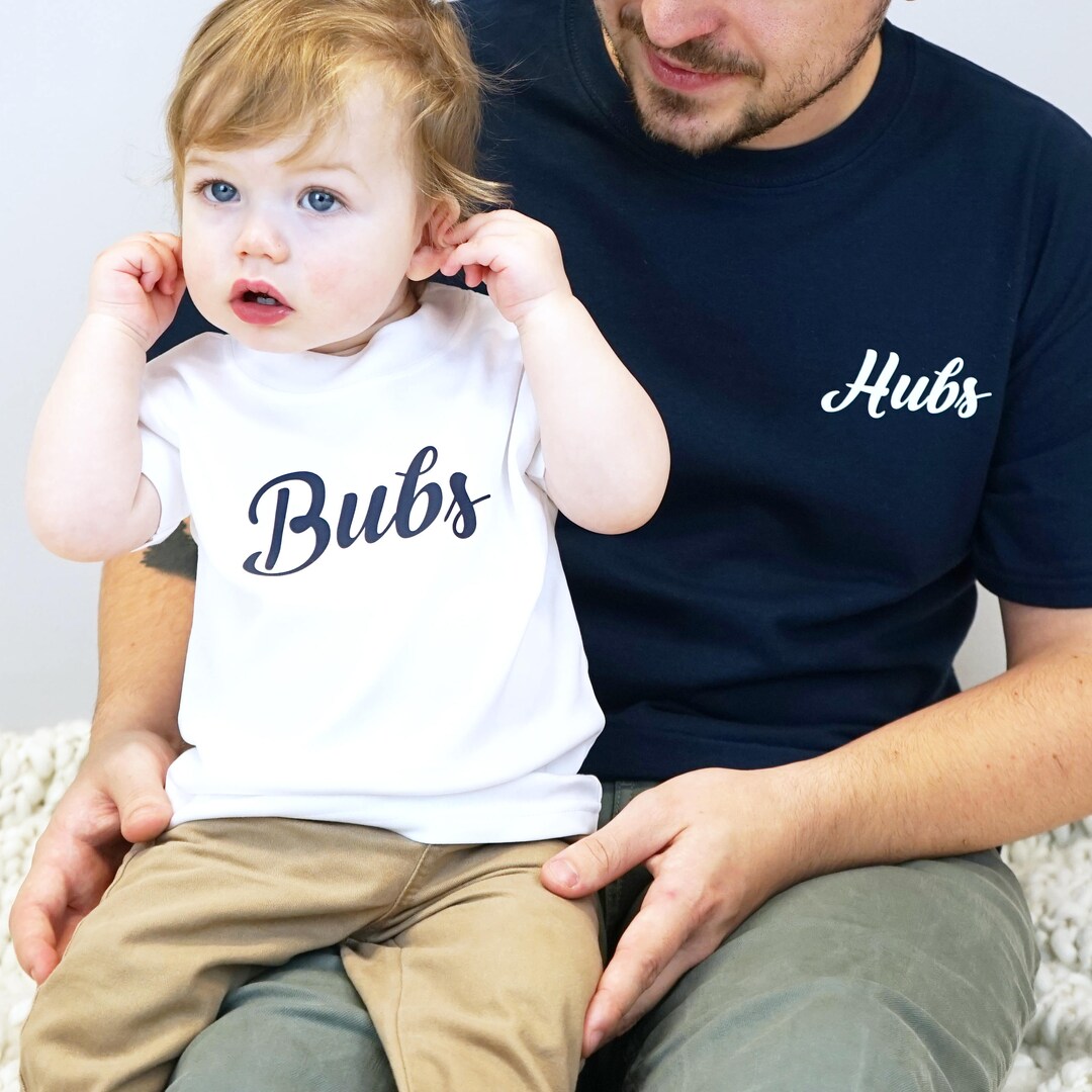 Daddy and Me - Father's Day Gift - Hubs Shirt - Hubs and Bubs T-shirt ...