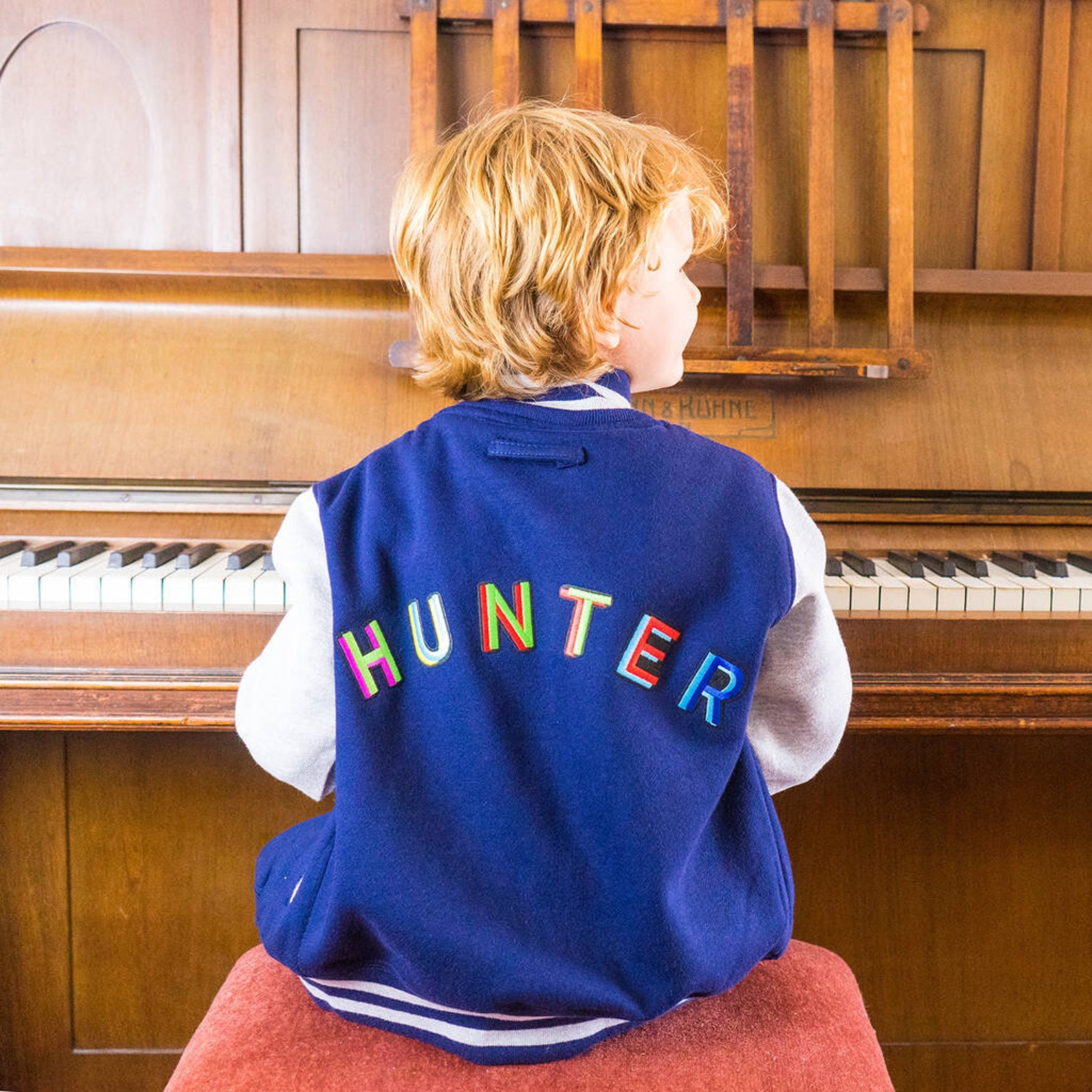 custom-kids-jacket-rainbow-name-jacket-kids-varsity-jacket-etsy-uk