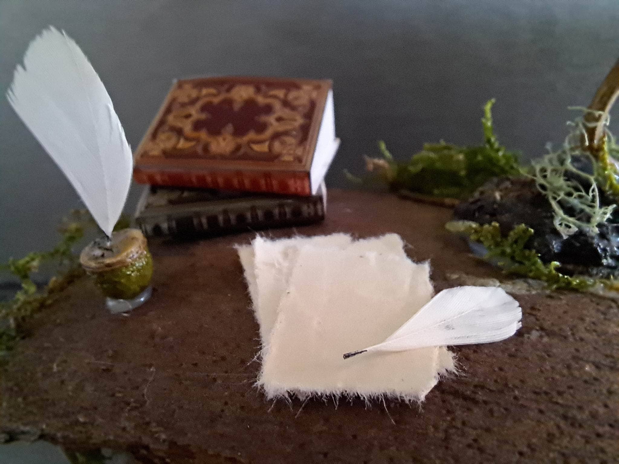 Faerie Writing Desk and Stool Fairy Desk Fae Dolls House - Etsy