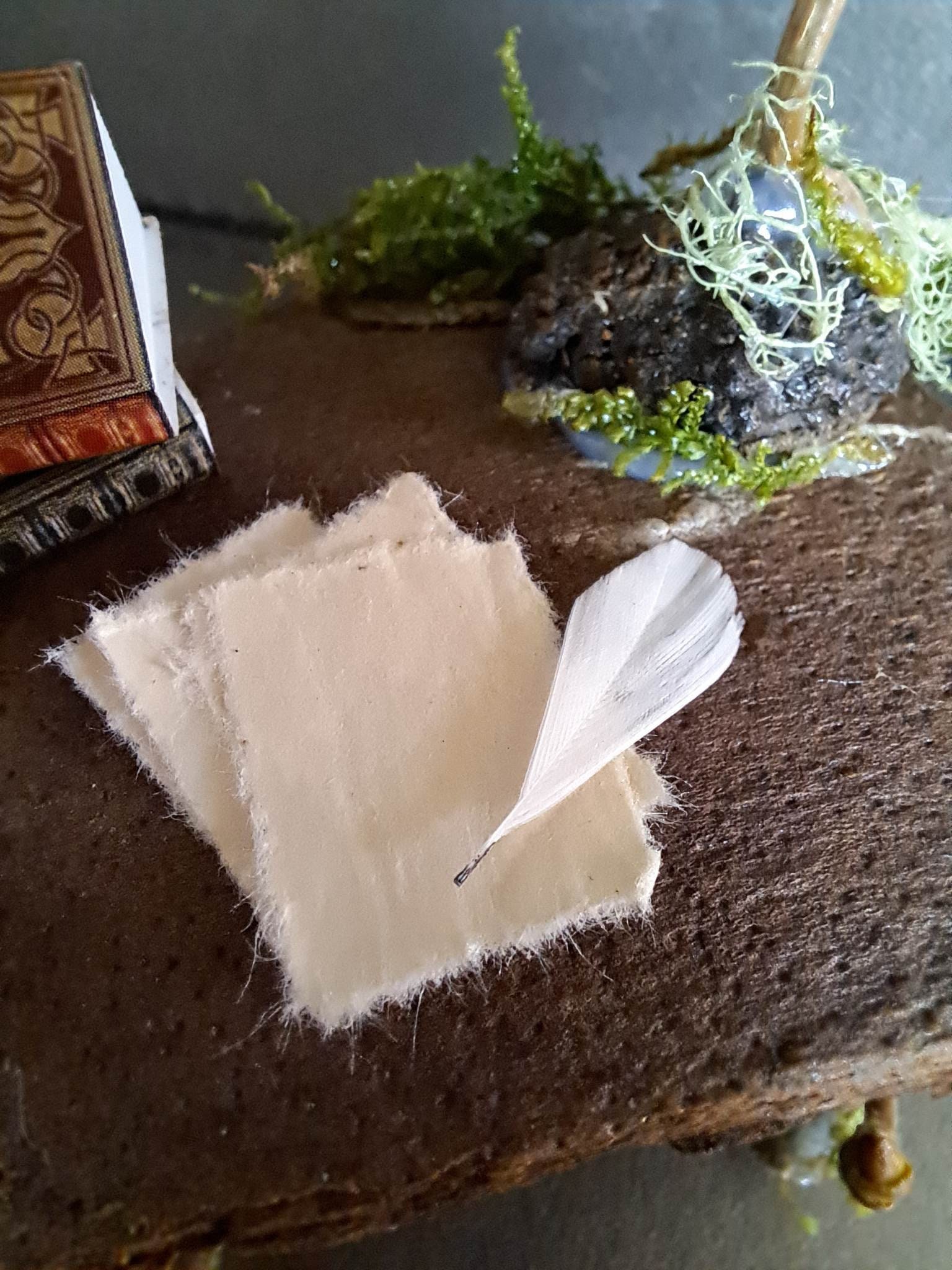 Faerie Writing Desk and Stool Fairy Desk Fae Dolls House - Etsy