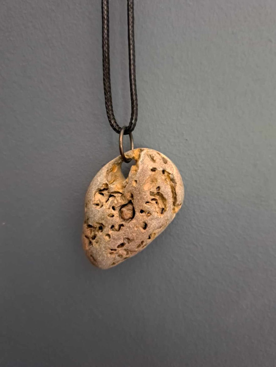 Celtic Hagstone Pendant, Holey Stone, Healing Amulet, Odin Stone ...
