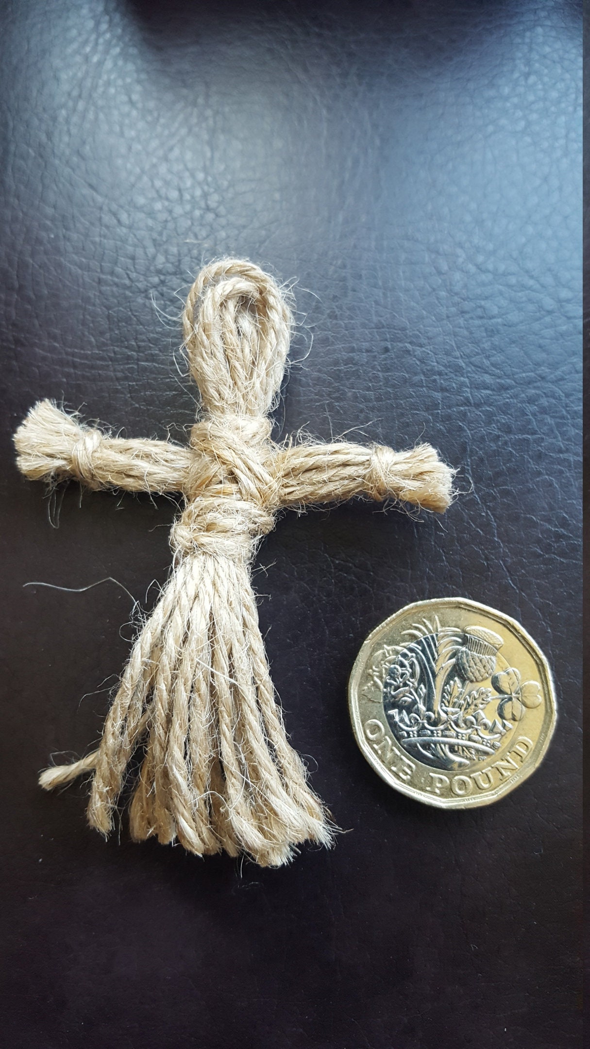 Worry Doll in a Pouch Poppet Twine Doll Talisman - Etsy
