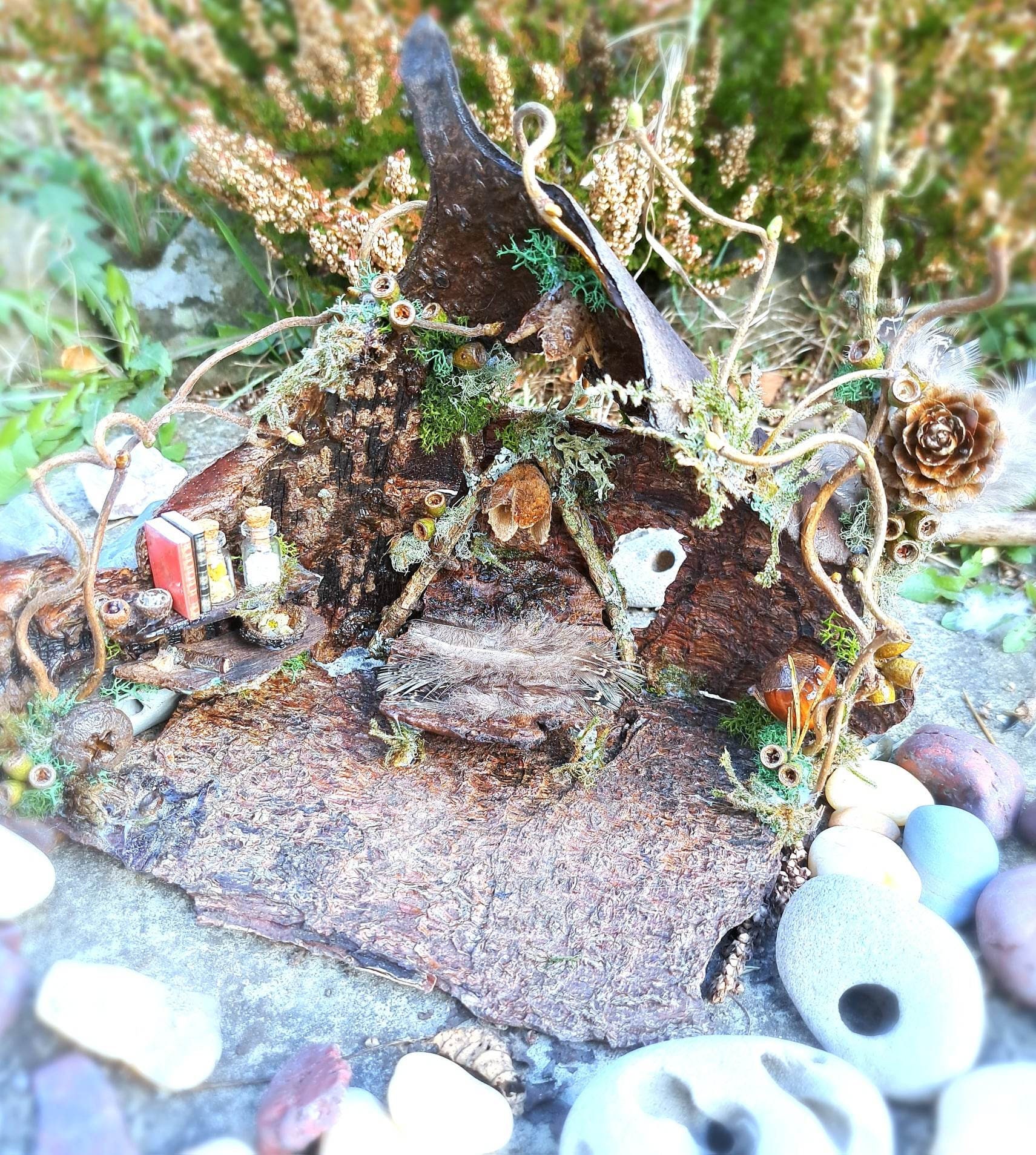 Faerie Deluxe Bedroom, Fairy Boudoir, Fae, Miniature, Dolls House ...