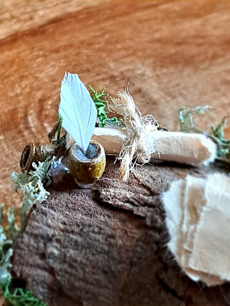 Faerie Writing Desk and Stool Fairy Desk Fae Dolls House - Etsy