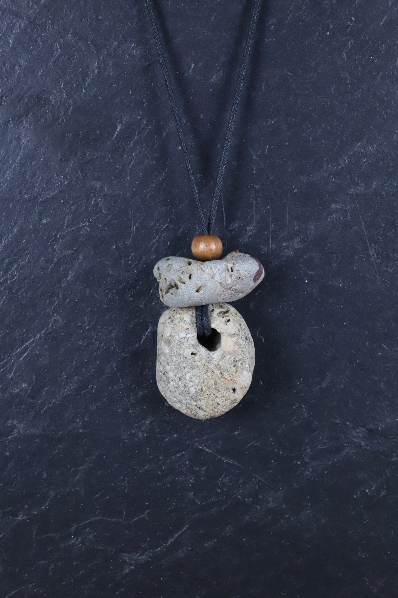 Celtic Hagstone Pendant Holey Stone Healing Amulet Odin - Etsy UK