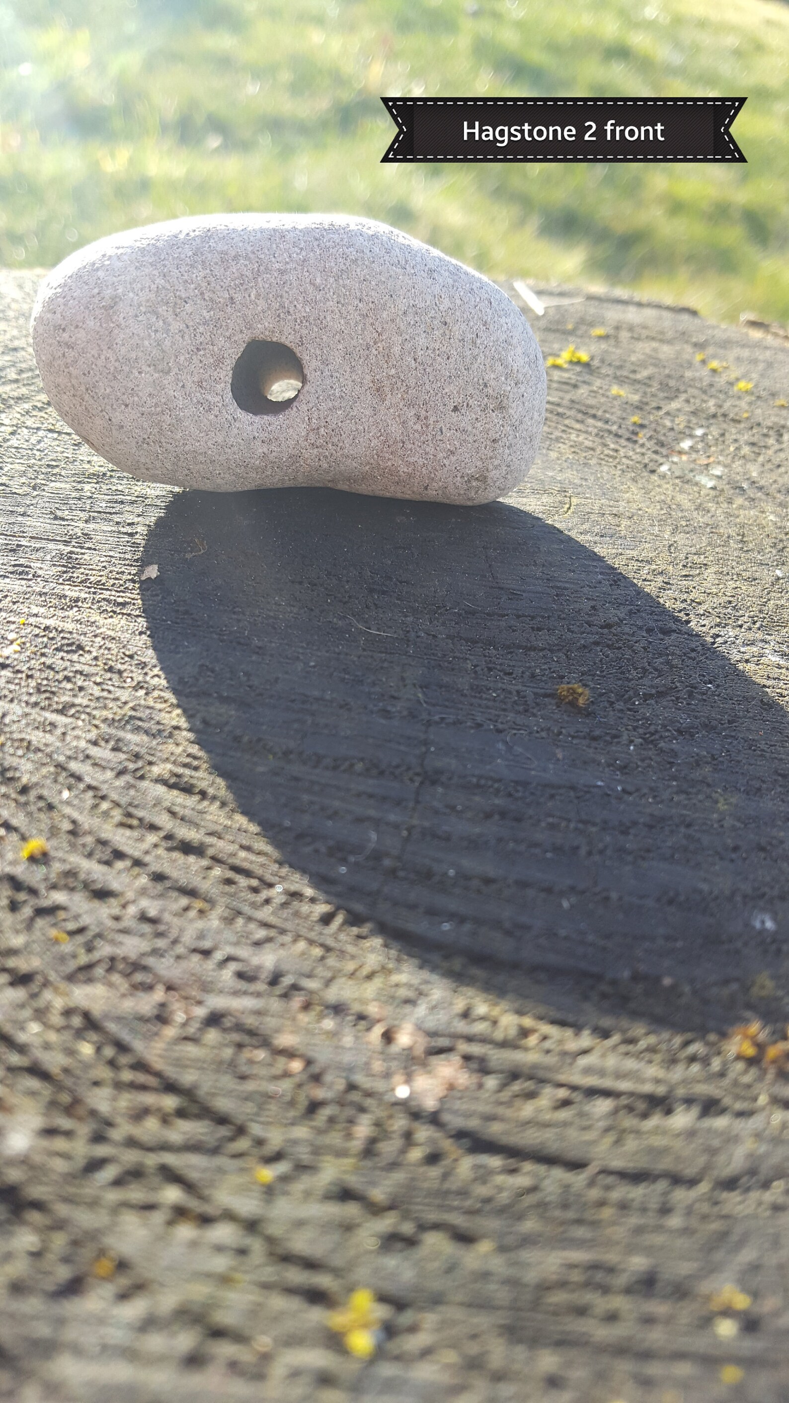 Scottish Celtic Hagstone Holey stone Healing amulet Odin | Etsy