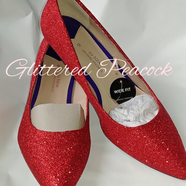 Ruby Red Glitter - Etsy