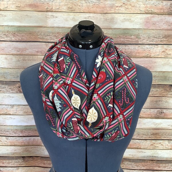 Christmas Infinity Scarf - Etsy