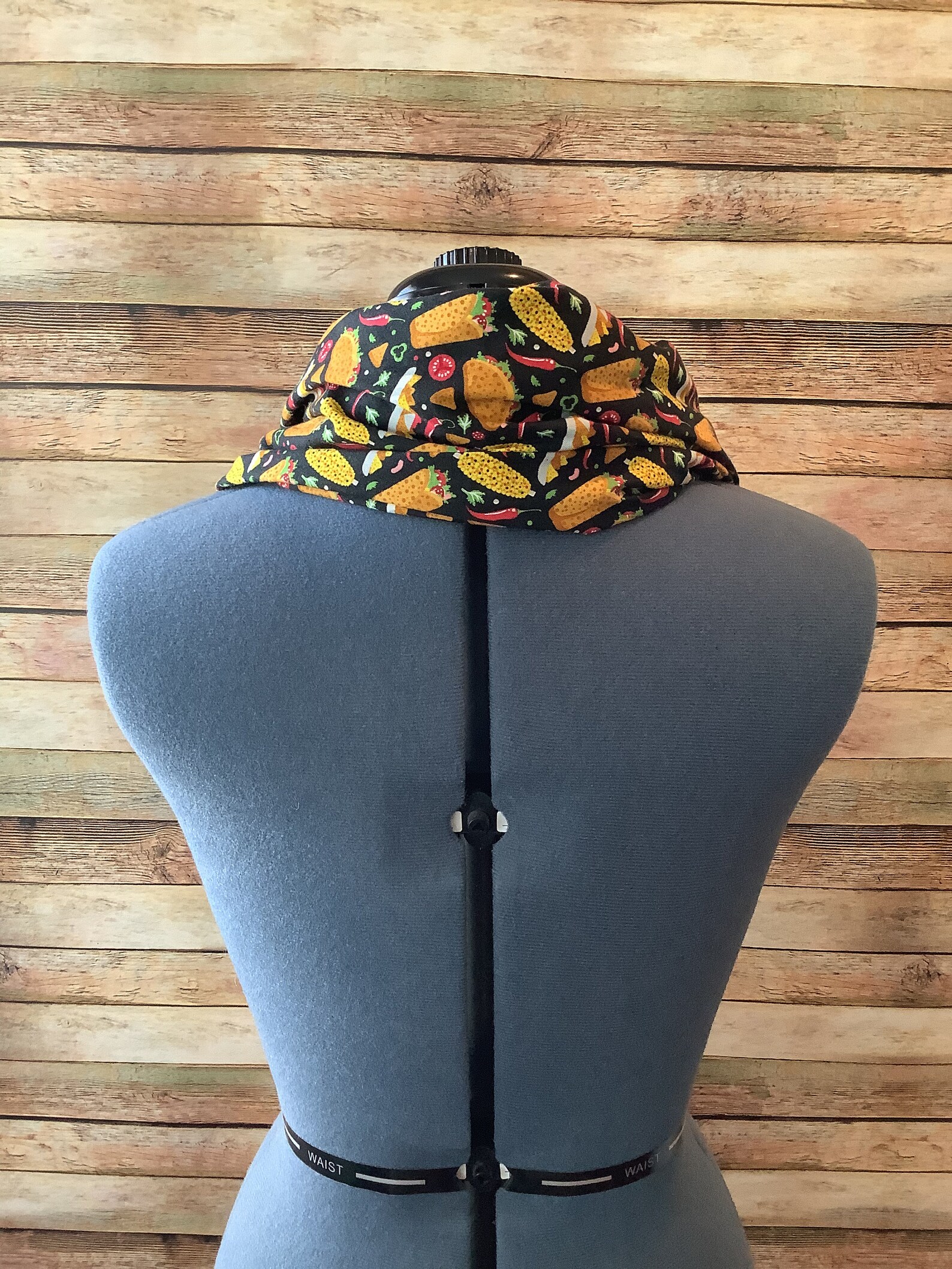 Street Food Infinity Scarf / Tacos / Tomato / Scarf / Fiesta / - Etsy