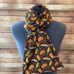 Street Food Infinity Scarf / Tacos / Tomato / Scarf / Fiesta / Nachos ...