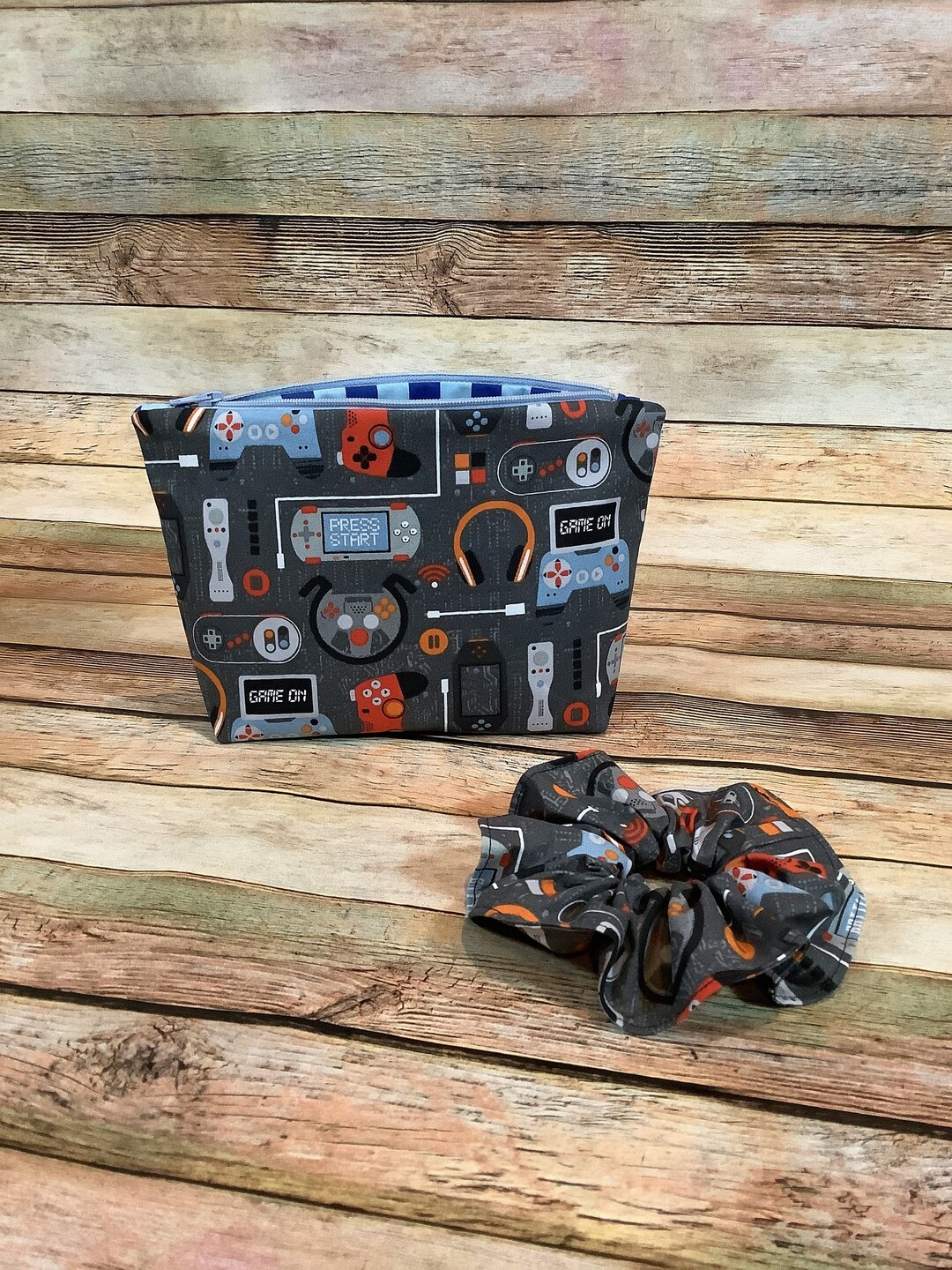 Gamer Cosmetic Bag / Video Game / Makeup Bag / Zipper Bag / Travel Bag ...