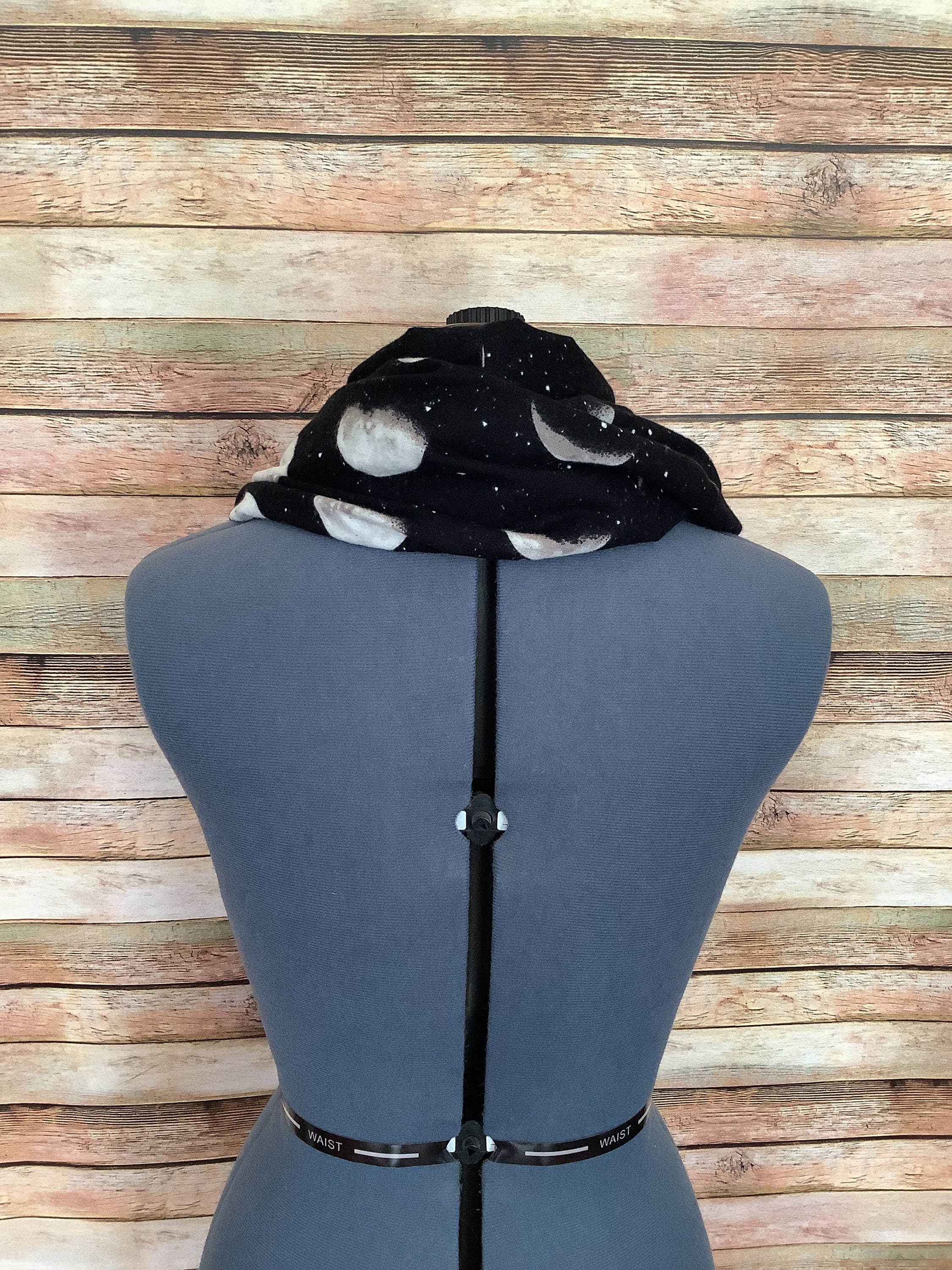 Phases of the Moon Infinity Scarf / Infinity Scarf / Moon / Scarf ...