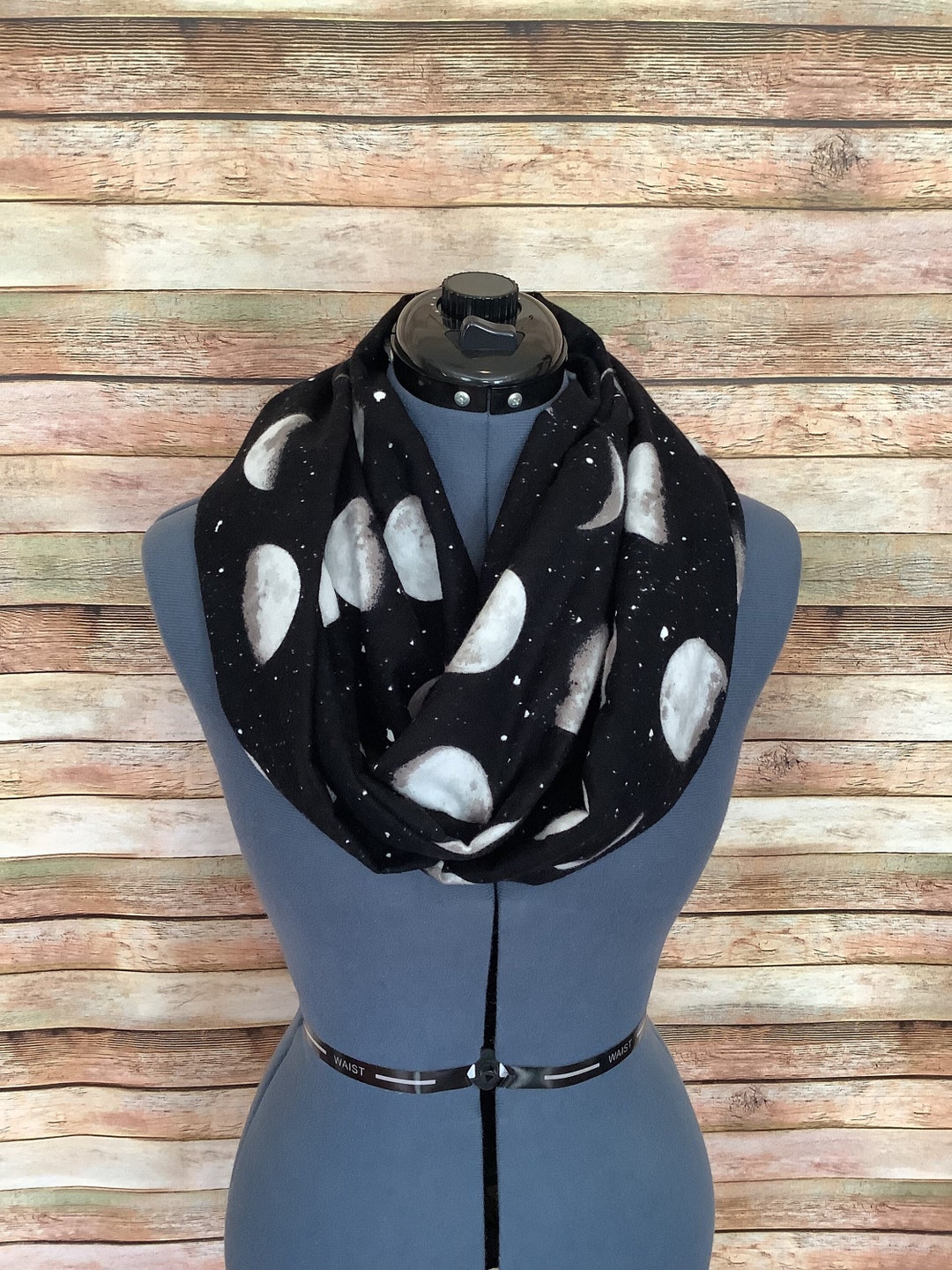 Phases of the Moon Infinity Scarf / Infinity Scarf / Moon / Scarf ...