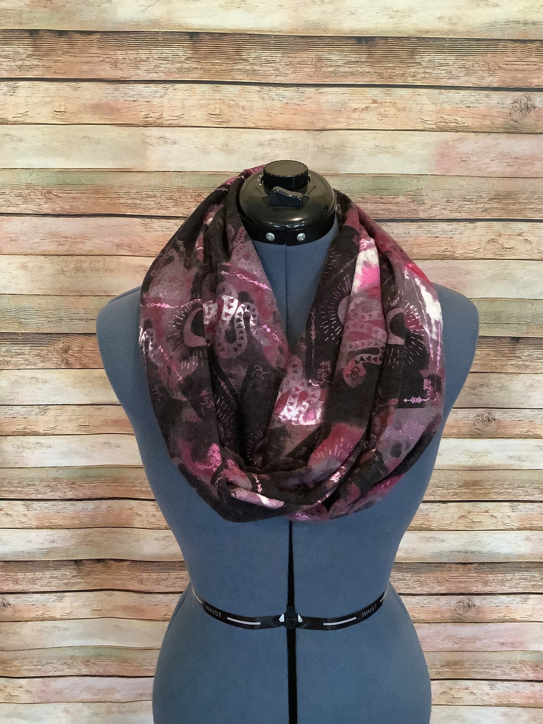 Tarot Cards Infinity Scarf / Skull / Snake / Infinity Scarf / Magic ...