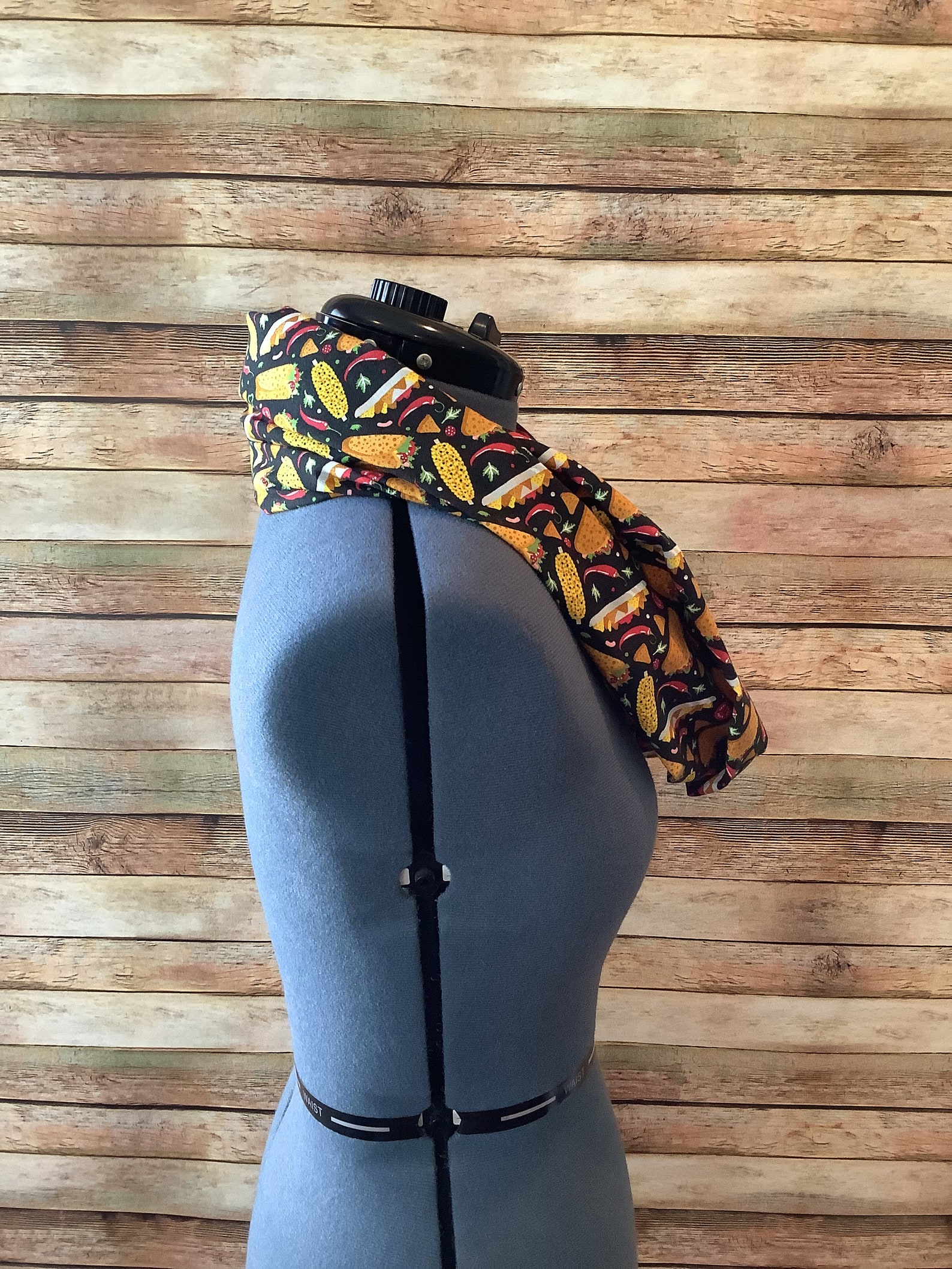 Street Food Infinity Scarf / Tacos / Tomato / Scarf / Fiesta / - Etsy