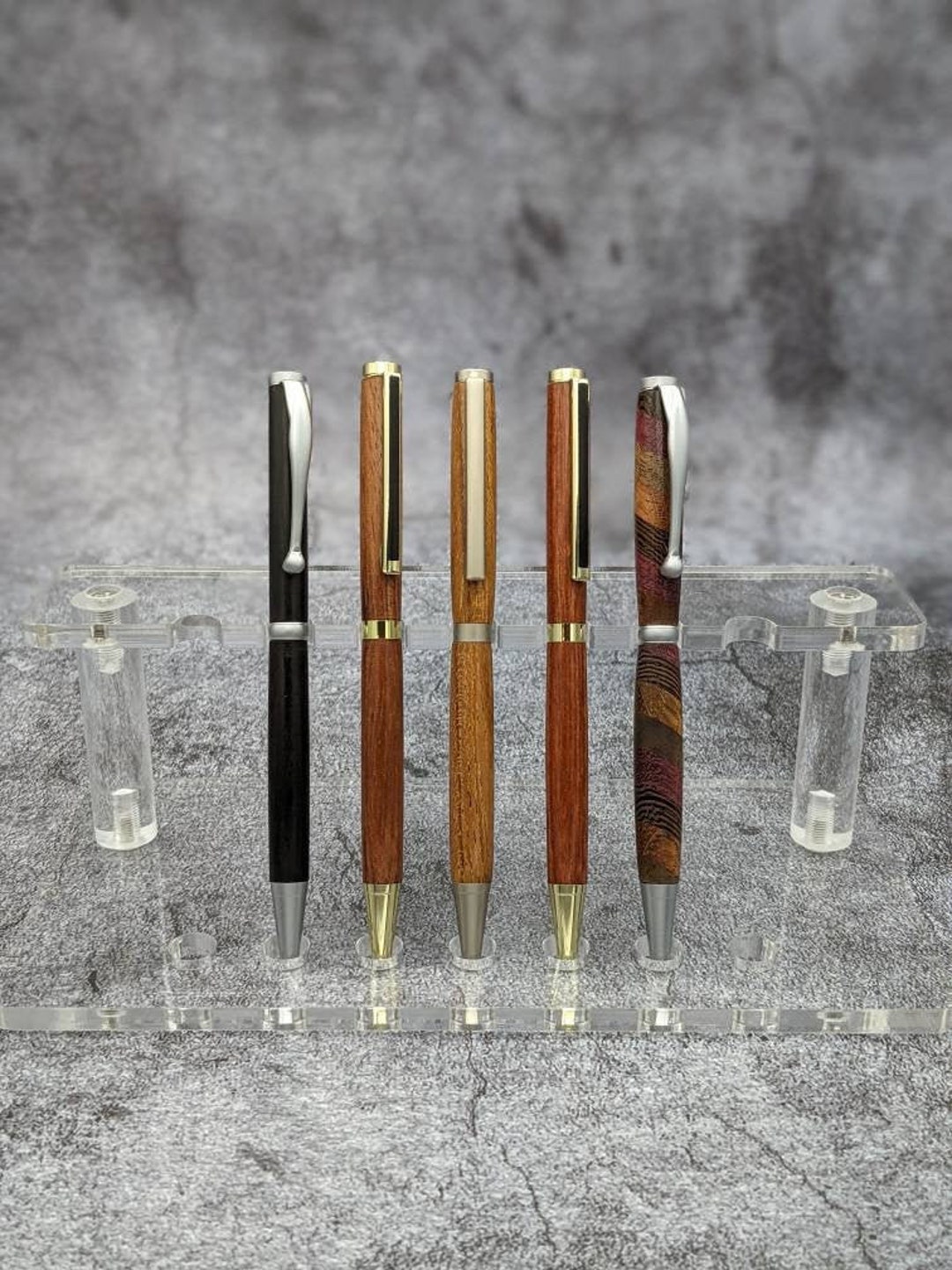 Handmade Small Wooden Pens, Unique Acrylic Pens, Turned Pens, Gifts for ...
