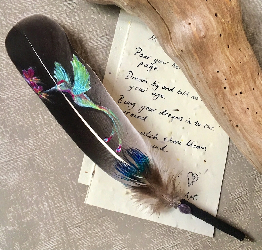 Dip Pen, Calligraphy Kit, Hummingbird, Animal Totem, Quill Pen ...