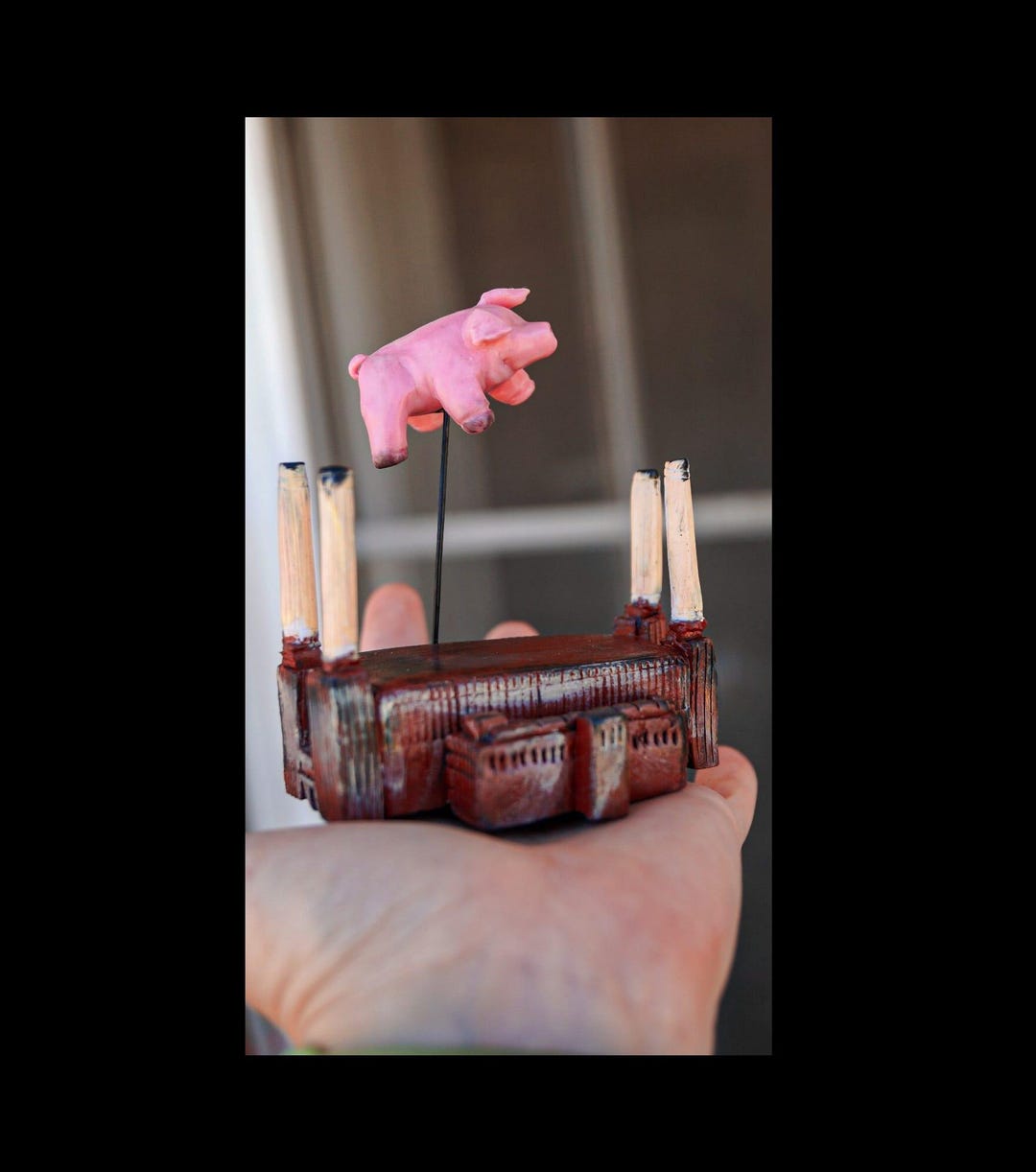 Pink Floyd Animals Figures, Animals Album, Pink Floyd, Factory, Pink ...