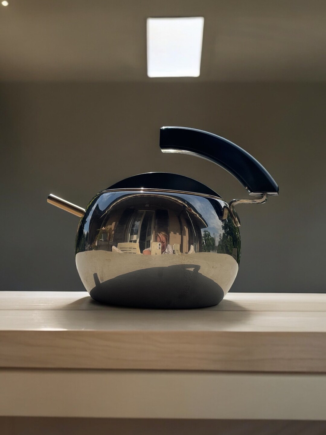 Mals 80s Postmodern Teapot, Inox Sus 304, Bakelite/golden Stainless ...