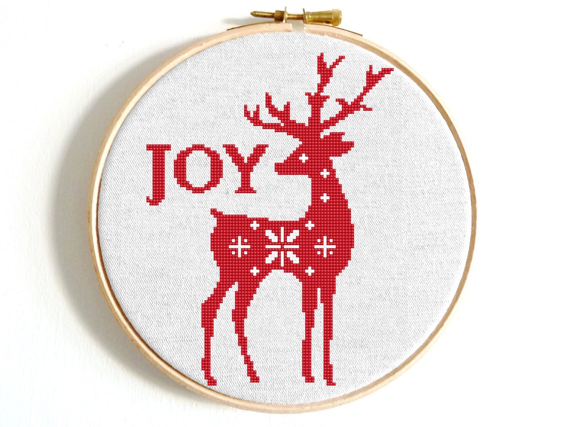 Christmas Cross Stitch Pattern Simple Cross Stitch Christmas - Etsy