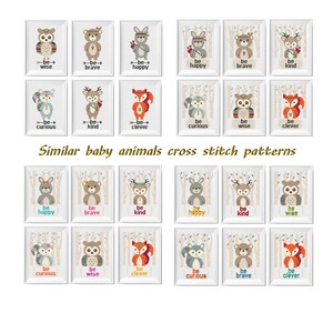 Baby Cross Stitch Pattern Numbers Cross Stitch Nursery Decor - Etsy