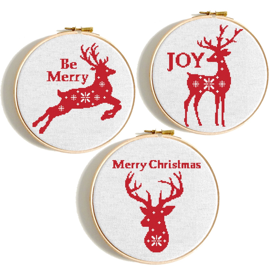 Christmas Cross Stitch Pattern Simple Cross Stitch Christmas - Etsy